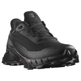 Trailrunningschuh Salomon "ALPHACROSS 5 W GORE-TEX", Damen, Gr. 42,5, schwarz, Synthetik, Textil, Schuhe, wasserdicht
