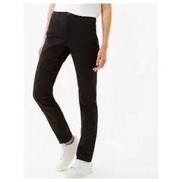 5-Pocket-Hose Brax "Style MARY", Damen, Gr. 42K (21), Kurzgr&ouml;&szlig;en, schwarz, Web, 96% Baumwolle, 4% Elasthan, regular fit, Hosen 5-Pocket-Hose