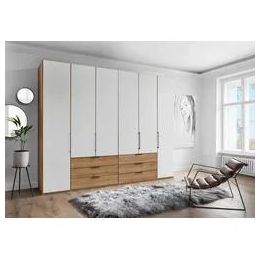 Kleiderschrank Wiemann "Monaco", braun (bianco, eiche, nachbildung), B:295,3cm H:236cm T:58cm, Holzwerkstoff, Schr&auml;nke, Kleiderschrank, hochwertige Beschl&auml;ge