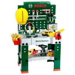 Theo Klein Spielwerkbank KLEIN "BOSCH-Workstation Mega, mit Handwerker Set", bunt, Rollenspielzeug, KinderB:61cm H:101cm T:45cm, Kunststoff, mit BOSCH Akkuschrauber; Made in Germany, B:61cm H:101cm T:45cm