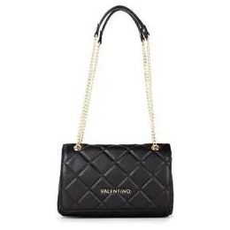 Umh&auml;ngetasche Valentino BAGS "OCARINA", Damen, Gr. B/H/T: 25,5cm x 17cm x 9cm, schwarz (nero), Lederimitat, Taschen Umh&auml;ngetasche, Henkeltasche Schultertasche Handtasche Damen mit goldfarbenen Details