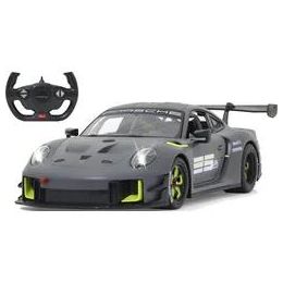 RC-Auto Jamara "Deluxe Cars, Porsche 911 GT2 RS Clubsport 25 1:14, grau - 2,4 GHz", grau, Fernlenkfahrzeuge, KinderB:14,7cm H:9cm T:33,8cm, mit LED-Lichtern, B:14,7cm H:9cm T:33,8cm