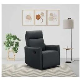 Relaxsessel DOREL HOME "Lugo, TV-Sessel, Sessel Wohnzimmer mit Schlaffunktion", schwarz, B:71cm H:102cm T:86cm, 100% Polyurthan, Sessel, Relaxsessel, Loungesessel mit manueller Relaxfunktion