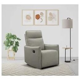 Relaxsessel DOREL HOME "Lugo, TV-Sessel, Sessel Wohnzimmer mit Schlaffunktion", gr&uuml;n (salbeigr&uuml;n), B:71cm H:102cm T:86cm, 100% Polyester, Sessel, Relaxsessel, Loungesessel mit manueller Relaxfunktion