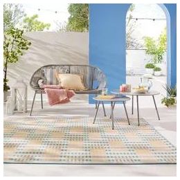 Teppich FLAIR RUGS "Villa", bunt, B:200cm H:3mm L:290cm, Kunstfaser, Teppiche, Teppich, Outdoor Teppich