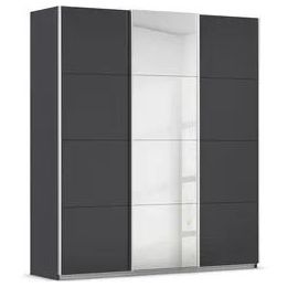 Schwebet&uuml;renschrank OTTO HOME "Kleiderschrank Schrank OTTO ́S CHOICE Garderobe AGORDO", grau (graumetallic), B:203cm H:229cm T:62cm, Holzwerkstoff, Schr&auml;nke, Schwebet&uuml;renschrank, Top Innenausstattung, in 4 Breiten und 2 H&ouml;hen MADE IN GERMANY, Topseller