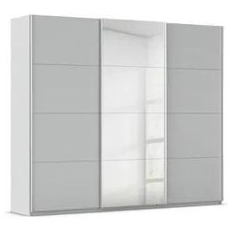 Schwebet&uuml;renschrank OTTO HOME "Kleiderschrank Schrank OTTO ́S CHOICE Garderobe AGORDO", grau (seidengrau), B:271cm H:229cm T:62cm, Holzwerkstoff, Schr&auml;nke, Schwebet&uuml;renschrank, Top Innenausstattung, in 4 Breiten und 2 H&ouml;hen MADE IN GERMANY, Topseller