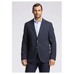 Anzugsakko LINDBERGH "Blazer Modern Fit", Herren, Gr. 58, blau (dk blau mix), Obermaterial: 54% Polyester, 44% Wolle, 2% Elasthan; Futter: 95% Polyester, 5% Elasthan, Sakkos