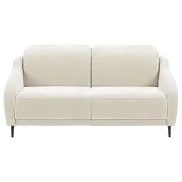 Sit & More 3-Sitzer SIT & MORE "Blues", beige (elfenbein), B:192cm H:93cm T:104cm, 100% Polyester, Sofas, wahlweise mit Klapptisch und USB