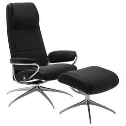 Relaxsessel stressless "Paris", schwarz (schwarz paloma), B:80cm H:114cm T:74cm, Leder BATICK: BATICK ist ein leicht korrigiertes, durchgef&auml;rbtes und genarbtes M&ouml;belleder, bei dem die meisten Unebenheiten und Spuren in der Regel entfernt wurden.;Leder PALOMA: PALOMA ist ein durchgef&auml;rbtes Semianilin-M&ouml;belleder mit nat&uuml;rlicher Narbung. ROHLEDER Stoff Q2 FARON: Ein fester zuverl&auml;ssiger Boucl&eacute; mit ei