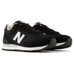 Plateausneaker New Balance "515", Damen, Gr. 37,5, schwarz, Leder, Synthetik, Schuhe Plateausneaker