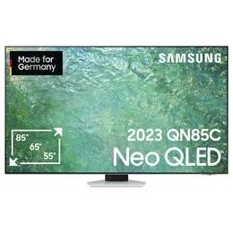 Samsung LED-Fernseher, Energieeffizienz: D (A-G), schwarz (strahlendes silber), 85 &prime;&prime;, Fernseher, Neo Quantum HDR, Neural Quantum Prozessor 4K, Gaming Hub