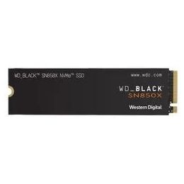 Western Digital WD BLACK interne Gaming-SSD "SN850X NVMe", schwarz, 4 TB, Schreibgeschwindigkeitmaximal 6600 MB/s Lesegeschwindigkeitmaximal 7300 MB/s, Festplatten, PCI Express 4.0