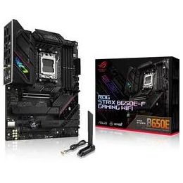 ASUS Mainboard "ROG STRIX B650E-F GAMING WIFI", schwarz (ohne farbbezeichnung), B:24,4cm H:5cm T:30,5cm, Mainboards, Ryzen 7000, ATX, DDR5 Speicher, USB 3.2 Gen 2x2 Typ-C