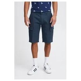 Cargoshorts Blend "BHWoven", Herren, Gr. M, US-Gr&ouml;&szlig;en, blau (marineblaus), Web, 98% Baumwolle, 2% Elasthan, unifarben, regular fit kniefrei, Hosen, L&auml;ssige Cargo-Shorts mit Taschen