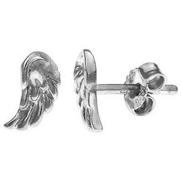 Paar Ohrstecker Vivance "925 Silber Engel Fl&uuml;gel", wei&szlig;, Ohrringe, Damen, one-size, Silber 925 (Sterlingsilber)
