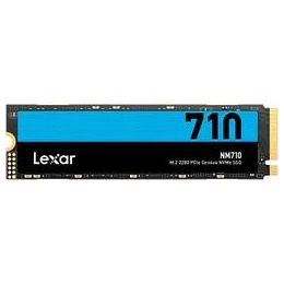 Lexar interne SSD "NM710 2TB", schwarz, 2000 GB, Schreibgeschwindigkeitmaximal 4500 MB/s Lesegeschwindigkeitmaximal 4850 MB/s, Festplatten