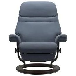 Relaxsessel stressless "Sunrise", blau (sparrow blau paloma), B:88cm H:103cm T:78cm, Leder BATICK: BATICK ist ein leicht korrigiertes, durchgef&auml;rbtes und genarbtes M&ouml;belleder, bei dem die meisten Unebenheiten und Spuren in der Regel entfernt wurden.;Leder PALOMA: PALOMA ist ein durchgef&auml;rbtes Semianilin-M&ouml;belleder mit nat&uuml;rlicher Narbung.;ROHLEDER Stoff Q2 FARON: Ein fester zuverl&auml;ssiger Boucl&eacute; mi