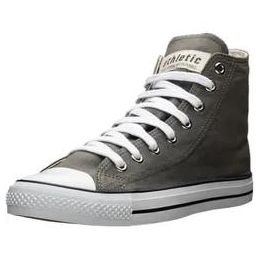 Sneaker Ethletic "White Cap Hi Cut", Damen, Gr. 40, grau (donkey grau, just wei&szlig;), Obermaterial: 100% Baumwolle; Futter: 100% Baumwolle; Decksohle: 100% Baumwolle; Sohle: 100% Naturkautschuk, Schuhe Sneakerboots Canvassneaker Sneaker high, Keine Angabe