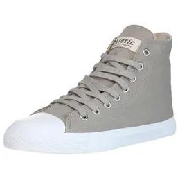 Sneaker Ethletic "White Cap Hi Cut", Damen, Gr. 36, grau (frozen olive just wei&szlig;), Obermaterial: 100% Baumwolle; Futter: 100% Baumwolle; Decksohle: 100% Baumwolle; Sohle: 100% Naturkautschuk, Schuhe Sneakerboots Canvassneaker Sneaker high, Keine Angabe