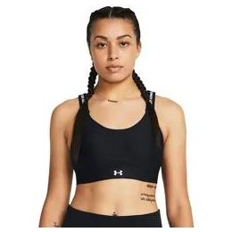 Sport-BH Under Armour "UA INFINITY HIGH 2.0 BRA", Damen, Gr. M (80), N-Gr, schwarz (schwarz 001), Web, Obermaterial: 87% Polyester, 13% Elasthan, unifarben, BHs Sport-BH, elastischer Materialmix mit Elasthan, atmungsaktives Design