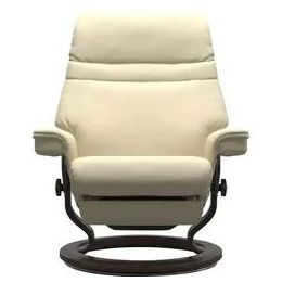 Relaxsessel stressless "Sunrise", beige (vanilla paloma), B:88cm H:103cm T:78cm, Leder BATICK: BATICK ist ein leicht korrigiertes, durchgef&auml;rbtes und genarbtes M&ouml;belleder, bei dem die meisten Unebenheiten und Spuren in der Regel entfernt wurden.;Leder PALOMA: PALOMA ist ein durchgef&auml;rbtes Semianilin-M&ouml;belleder mit nat&uuml;rlicher Narbung.;ROHLEDER Stoff Q2 FARON: Ein fester zuverl&auml;ssiger Boucl&eacute; mit ei