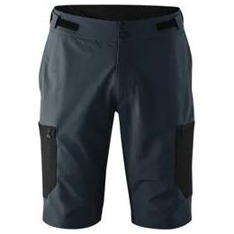 Radhose Gonso "Adventure Shorts Cargo M", Herren, Gr. S, Normalgr&ouml;&szlig;en, blau (nachtblau), 78% Polyamid, 11% Polyester, 11% Elasthan, Hosen, Herren Bike-Shorts, Fahrradhose mit Sitzpolster, Bund flexibel