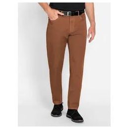 Classic Dog 5-Pocket-Hose CLASSIC, Herren, Gr. 48, Normalgr&ouml;&szlig;en, braun (cognac), 97% Baumwolle, 3% Elasthan, unifarben, lang, Hosen 5-Pocket-Hose
