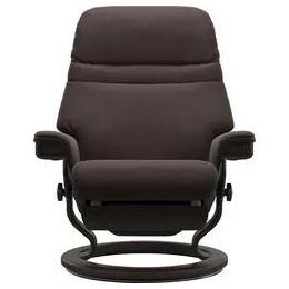 Relaxsessel stressless "Sunrise", braun (chocolate paloma), B:79cm H:103cm T:78cm, Leder BATICK: BATICK ist ein leicht korrigiertes, durchgef&auml;rbtes und genarbtes M&ouml;belleder, bei dem die meisten Unebenheiten und Spuren in der Regel entfernt wurden.;Leder PALOMA: PALOMA ist ein durchgef&auml;rbtes Semianilin-M&ouml;belleder mit nat&uuml;rlicher Narbung.;ROHLEDER Stoff Q2 FARON: Ein fester zuverl&auml;ssiger Boucl&eacute; mit 