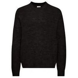 !Solid Strickfleece-Pullover SOLID "Strickpullover SDHamdani", Herren, Gr. S, schwarz (true schwarz), Obermaterial: 39% Polyacryl PAN. 31% Nylon NY. 20% Polyester PES. 10% Wolle WO., Pullover