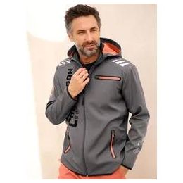 Softshelljacke Catamaran, Herren, Gr. 54, grau (anthrazit), 94% Polyester, 6% Elasthan, unifarben, Jacken Softshelljacke