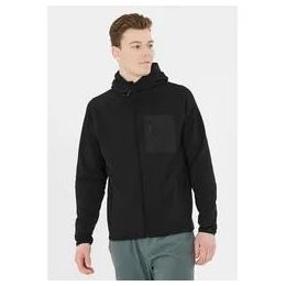 Sweatjacke Endurance "Deerto", Herren, Gr. XXL, schwarz, 100% Polyester, unifarben, kurz, ohne Ausschnitt, Sweatjacken Sweatjacke, mit atmungsaktiver Funktion