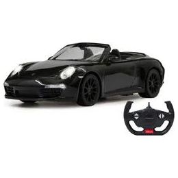 RC-Auto Jamara "Deluxe Cars, Porsche 911 Carrera S, 1:12, schwarz, 2,4GHz", schwarz, Fernlenkfahrzeuge, KinderB:16,3cm H:10,5cm T:37,7cm, mit LED-Licht, B:16,3cm H:10,5cm T:37,7cm