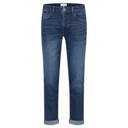 Comfort-fit-Jeans Casual Friday "Comfort-fit-Jeans CFKarup", Herren, Gr. 38, L&auml;nge 32, blau (denim mid blau), Obermaterial: 66% Baumwolle CO. 33% Baumwolle CO recyc.. 1% Elasthan EL., Hosen
