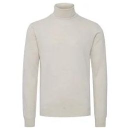 Strickfleece-Pullover Casual Friday "Strickpullover CFKonrad", Herren, Gr. XL, beige (light sand), Obermaterial: 50% Wolle WO. 50% Polyacryl PAN., Pullover