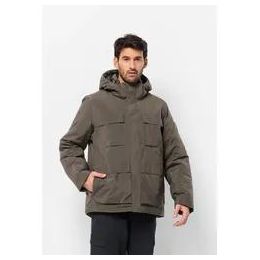 Winterjacke Jack Wolfskin "TEXTOR UTILITY JKT M", Herren, Gr. L (52), braun (cold, coffee), Obermaterial: 100% Polyamid 100% Polyester. Futter: 100% Polyester. F&uuml;llung: 100% Polyester, Jacken Winterjacke