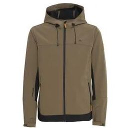 Softshelljacke North Bend "Softshelljacke NBRyder M W-PRO 8.000 mit wasserdichter Beschichtung", Herren, Gr. XXL, gr&uuml;n (tarmac), Obermaterial: 96% Polyester PES. 4% Elasthan EL., unifarben, Jacken Softshelljacke