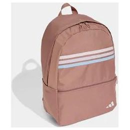 Rucksack Adidas PERFORMANCE "CLSC 3S BP", rosa (warm clay, wei&szlig;), Rucks&auml;cke, Damen, Obermaterial: 100% Polyester, Rucksack