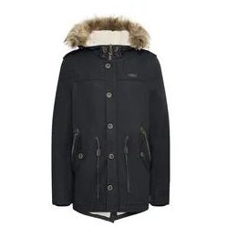 Langmantel INDICODE "Parka IDPulsoor", Herren, Gr. M, schwarz, Obermaterial: 100% Baumwolle CO., M&auml;ntel
