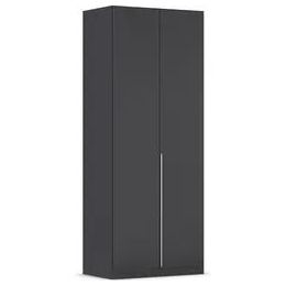 Dreht&uuml;renschrank OTTO HOME "Kleiderschrank Schrank Garderobe AGORDO TOPSELLER Schlafzimmer", grau (graumetallic), B:91cm H:229cm T:54cm, Holzwerkstoff, Schr&auml;nke, Dreht&uuml;renschrank, durchdachte Innenausstattung, in 8 Breiten und 2 H&ouml;hen MADE IN GERMANY, Topseller