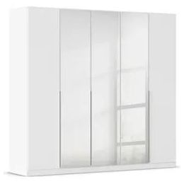 Dreht&uuml;renschrank OTTO HOME "Kleiderschrank Schrank Garderobe AGORDO mit Dekor- oder Hochglanzfront", wei&szlig; (alpinwei&szlig;), B:226cm H:210cm T:54cm, Holzwerkstoff, Schr&auml;nke, Dreht&uuml;renschrank, durchdachte Innenausstattung, in 8 Breiten und 2 H&ouml;hen MADE IN GERMANY, Topseller