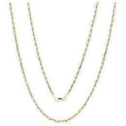 Goldkette Vivance "Kordel", gelb (gelbgold 585), Halsketten, Damen, Gelbgold 585, Goldkette