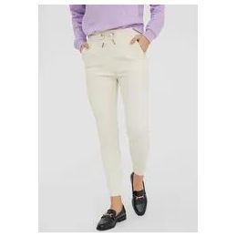 V&eacute;ro Moda Jogger Pants VERO MODA "VMEVA MR LOOSE STRING PANT GA NOOS", Damen, Gr. M (38), L&auml;nge 30, beige (birch), Web, Obermaterial: 65% Viskose (LENZINGTM ECOVEROTM), 30% Nylon, 5% Elasthan, unifarben, loose fit 7/8-L&auml;nge, Hosen, hinten mit elastischem B&uuml;ndchen