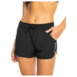 Boardshorts Roxy "Roxy WAVE 2 INCH BS", Damen, Gr. M (38), N-Gr, grau (anthrazit), Obermaterial: 92% Polyester, 8% Elasthan, Hosen, bequeme Passform, f&uuml;r sportliche Aktivit&auml;ten am Wasser