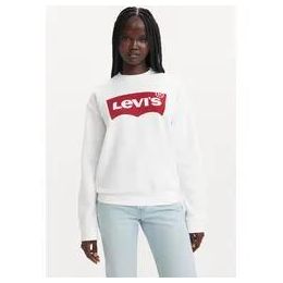 Levi's Sweatshirt LEVI'S, Damen, Gr. XS (34), everyday crew core b, Sweatware, Obermaterial: 58% Baumwolle, 42% Polyester, bedruckt, regular fit taillenbedeckt, Rundhals, B&uuml;ndchen, Sweatshirts Sweatshirt, mit Logo Print