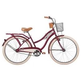 Cruiser Huffy "Deluxe 26-Zoll Fahrrad, Rot" Gr. 38, rot, Fahrr&auml;der, Kinder, 38cm, 26 Zoll (66,04cm) hinten: 26 Zoll (66,04cm)