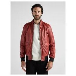 Blouson JCC "51190", Herren, Gr. 48, rot, Obermaterial: 100% Lammleder; Futter: 100% Polyester, Jacken Blouson