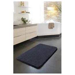 Badematte Grund Gr. 7, grau (dunkelgrau), rechteckig (80cm x 140cm ), 1 Stk., Badematten, Badematte