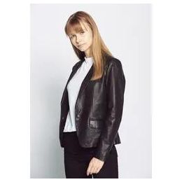 Lederjacke Maze "42020113", Damen, Gr. XS, schwarz, Obermaterial: 100% Lammleder. Futter: 100% Polyester, Jacken