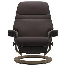 Relaxsessel stressless "Sunrise", braun (chocolate paloma), B:79cm H:103cm T:78cm, Leder BATICK: BATICK ist ein leicht korrigiertes, durchgef&auml;rbtes und genarbtes M&ouml;belleder, bei dem die meisten Unebenheiten und Spuren in der Regel entfernt wurden.;Leder PALOMA: PALOMA ist ein durchgef&auml;rbtes Semianilin-M&ouml;belleder mit nat&uuml;rlicher Narbung.;ROHLEDER Stoff Q2 FARON: Ein fester zuverl&auml;ssiger Boucl&eacute; mit 